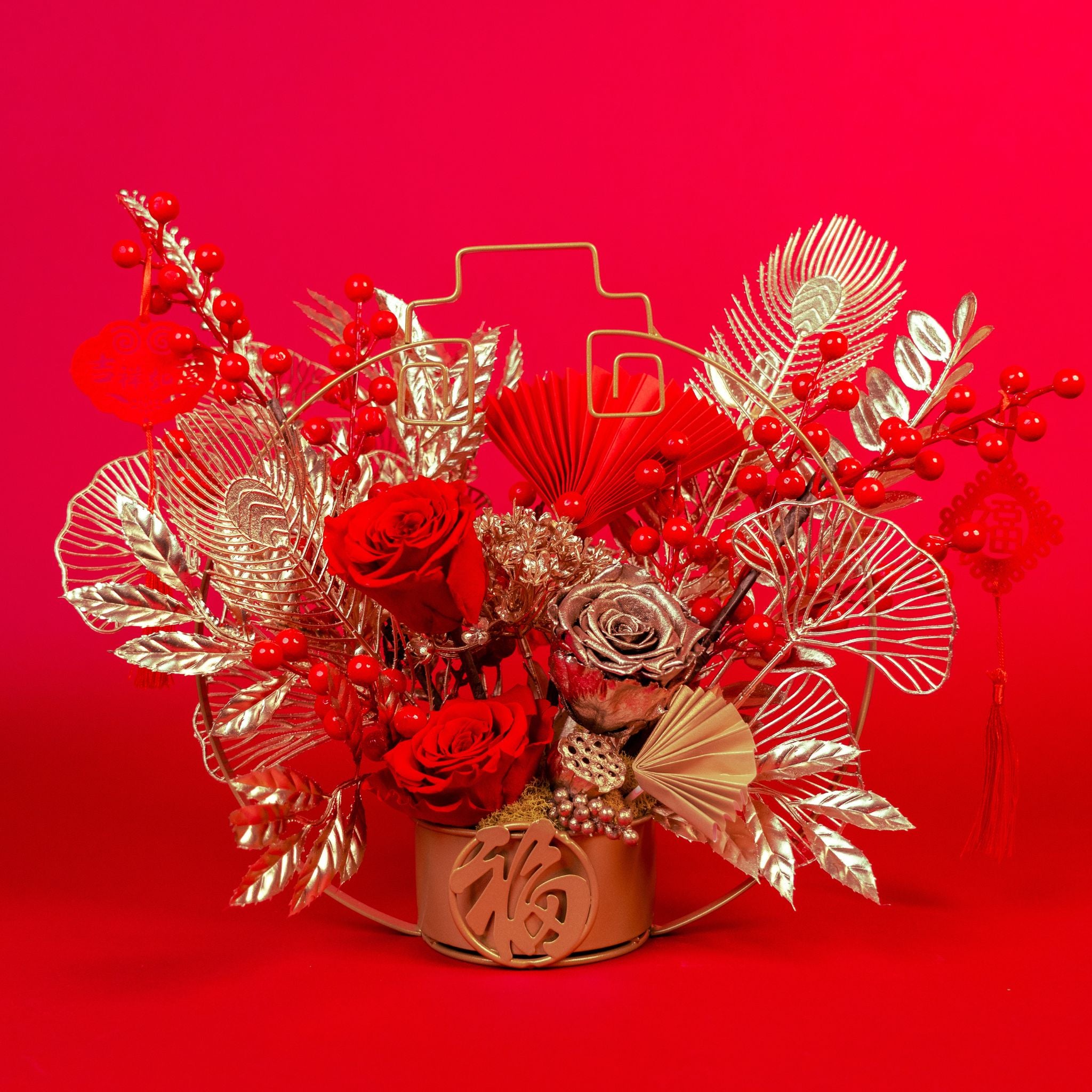 New Year Blessing | Chinese Lunar New Year Arrangement – TheOnlyRoses