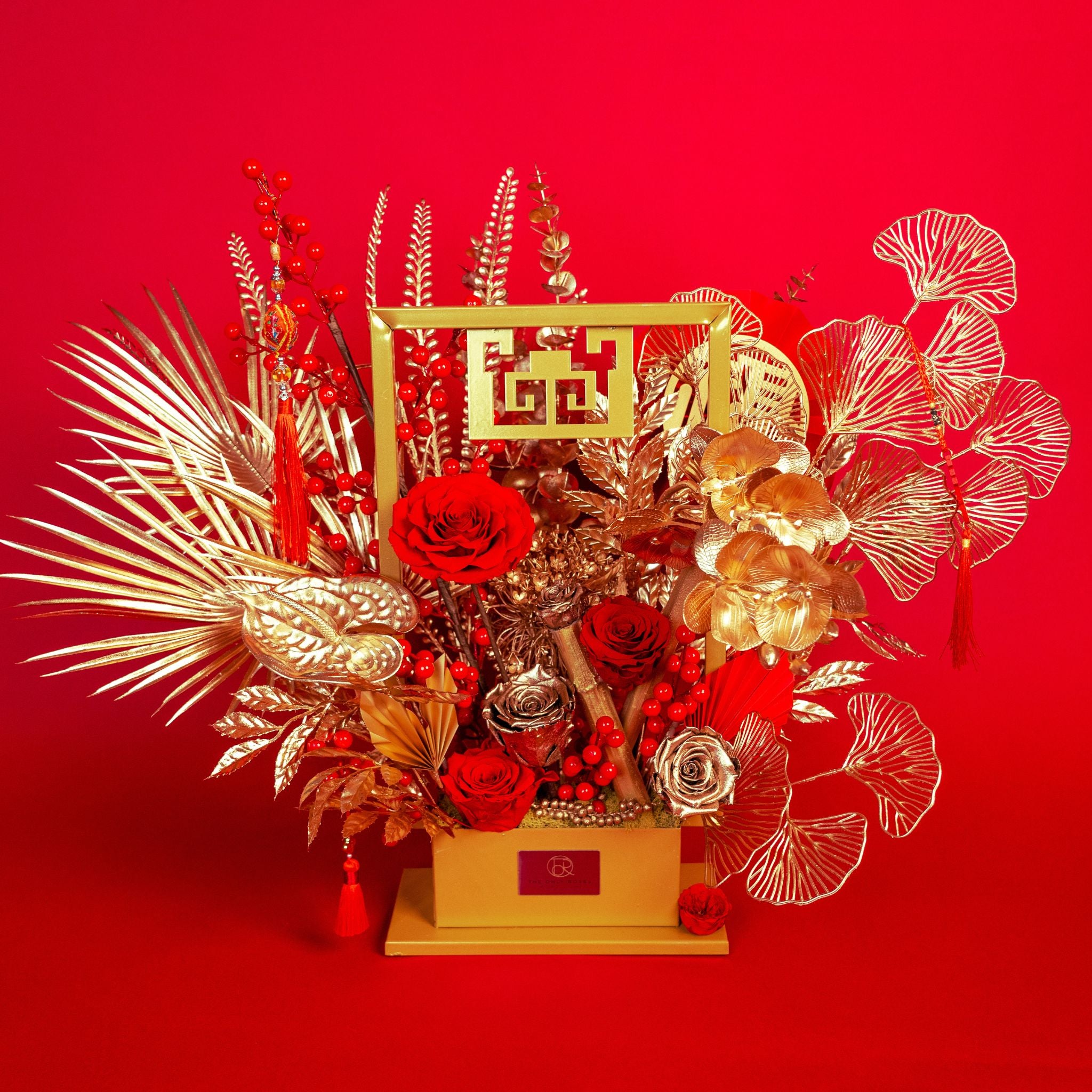 New Year Wealth | Chinese Lunar New Year Arrangement – TheOnlyRoses