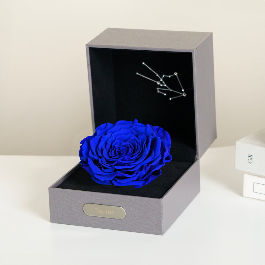 Taurus Preserved Rose Constellation Zodiac Birthday Gift (4/20-5/20 ...