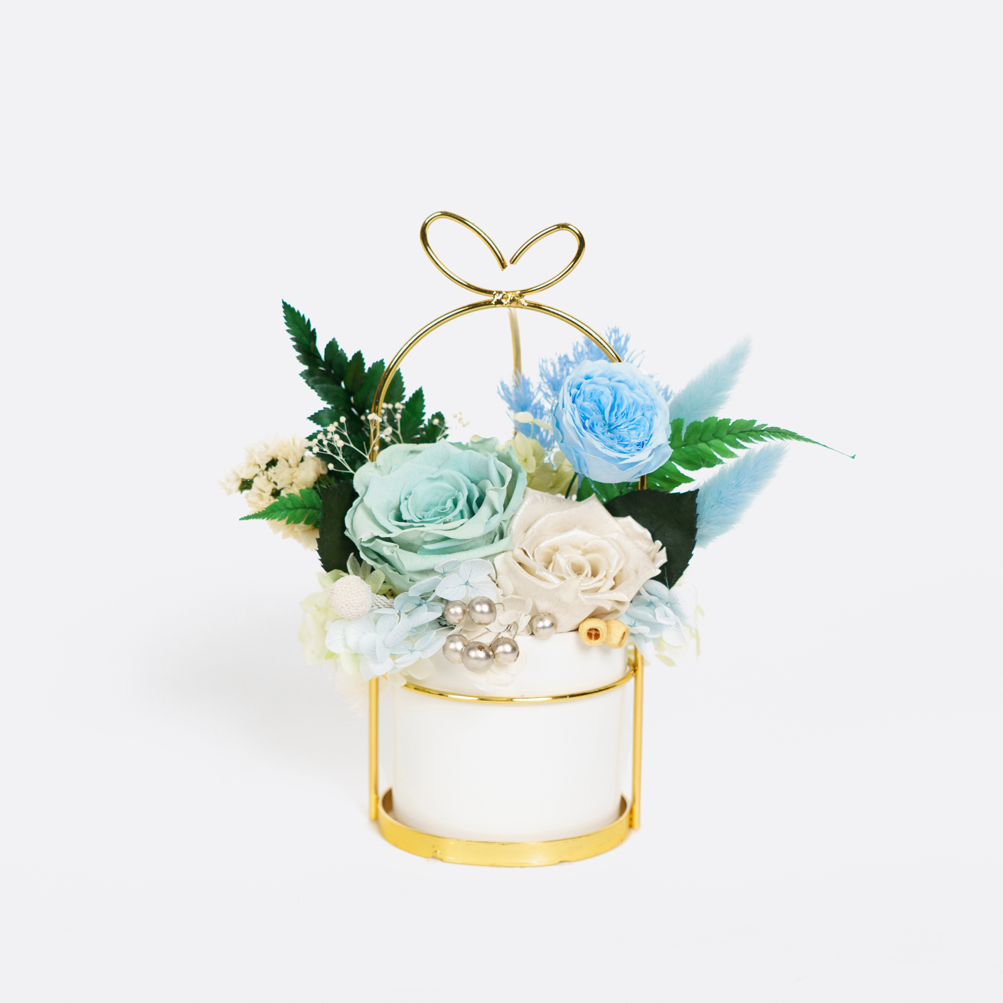 Luna Ceramic Vase Blue – TheOnlyRoses