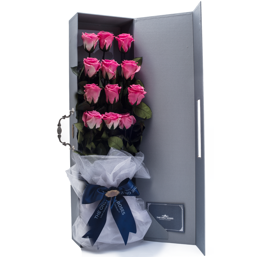 Long Stem One Dozen Roses Bouquet – TheOnlyRoses