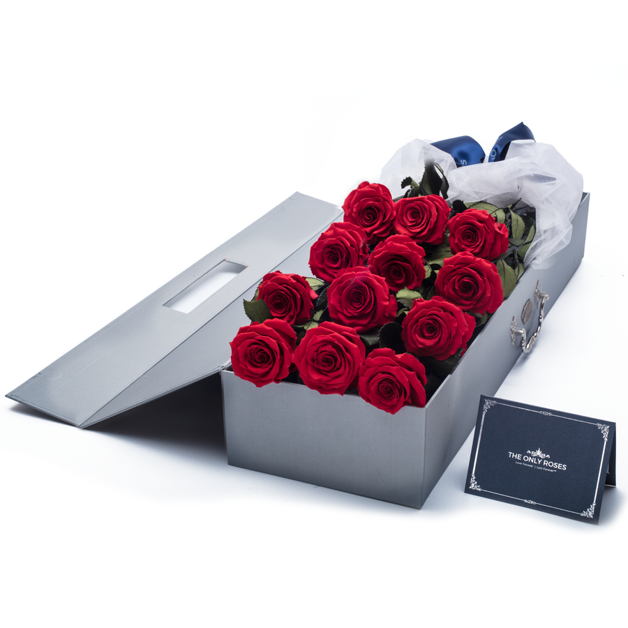 Long Stem One Dozen Roses Bouquet – TheOnlyRoses